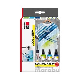 Marabu Textilfarbe Fashion-Spray Cool Denim Textilsprühfarbe