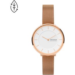 Quarzuhr Skagen "Gitte, SKW3013" Armbanduhren rosegold (roségoldfarben) Damen Quarzuhren