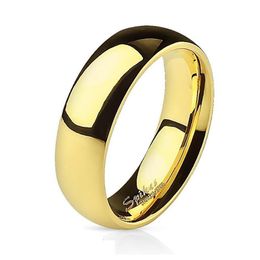 BUNGSA Fingerring Ring klassisch Gold aus Edelstahl Unisex (Ring
