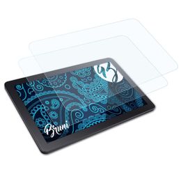 Bruni Schutzfolie für Outform iDisplay Tablet 10.1, (2 Folien), praktisch unsichtbar, weiß