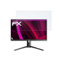 atFoliX Schutzfolie Panzerglasfolie für MSI Optix MAG273R, Ultradünn und superhart, weiß