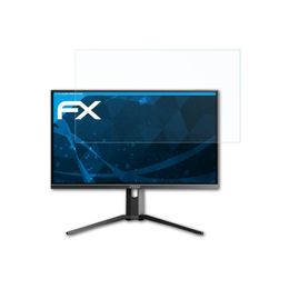 atFoliX Schutzfolie Displayschutz für MSI Optix MAG273R, Ultraklar und hartbeschichtet, weiß