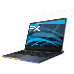 atFoliX Schutzfolie für MSI GE76 Raider Dragon Edition Tiamat, (2 Folien), Ultraklar und hartbeschichtet, weiß