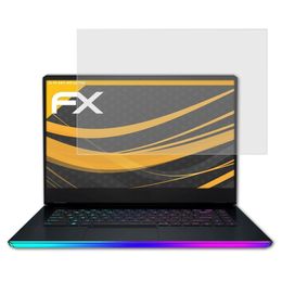 atFoliX Schutzfolie für MSI Raider GE66, (2 Folien), Entspiegelnd und stoßdämpfend, weiß