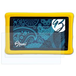 Bruni Schutzfolie für Pebble Gear Toy Story 4 Kids Tablet, (2 Folien), praktisch unsichtbar, weiß