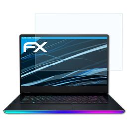 atFoliX Schutzfolie Displayschutz für MSI Raider GE66, (2 Folien), Ultraklar und hartbeschichtet, weiß
