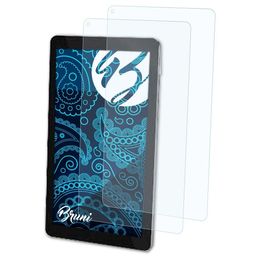 Bruni Schutzfolie Glasklare Displayschutzfolie für Tablet-PC PA10.1M, (2 Folien), praktisch unsichtbar, weiß