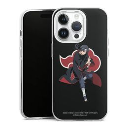 DeinDesign Handyhülle Itachi Uchiha Offizielles Lizenzprodukt Naruto Shippuden, Apple iPhone 14 Pro Silikon Hülle Bumper Case Handy Schutzhülle, weiß
