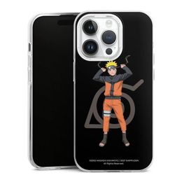 DeinDesign Handyhülle Naruto Shippuden Offizielles Lizenzprodukt Animeserie Naruto Konoha, Apple iPhone 14 Pro Silikon Hülle Bumper Case Handy Schutzh