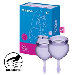 Satisfyer Feel Good - Menstrual Cup Set, 15 & 20 ml