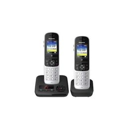 Panasonic KX-TGH722G - cordless phone - answering system with caller ID/call waiting + additional handset