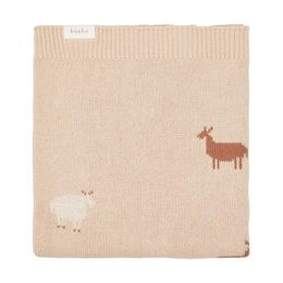 koeka Babydecke GOAT VALLEY (75x90) in sand