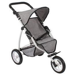 Bayer Chic 2000 Puppenbuggy LEON in grau melange