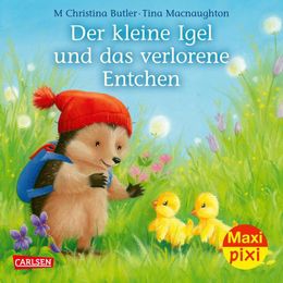 Carlsen Verlag Maxi Pixi 411: VE 5: Der kleine Igel und das verlorene Entchen (5 Exemplare) - M Christina Butler, Kartoniert (TB)