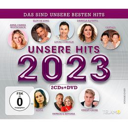 Telamo Unsere Hits 2023 (2 CDs + DVD) - Various. (CD mit DVD)