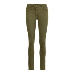 Madeleine Mode MADELEINE Knöchellange 5-Pockets-Jeans mit Stretch-Komfort Damen oliv / grün
