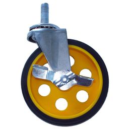 ROCKNROLLER RCSTR5X125 - Castor R&auml;der (Paar) (f&uuml;r R2, R10), mit Bremse