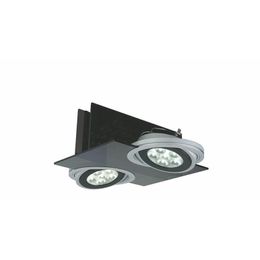 Deko Light Parasol Pendelleuchte Schwarz, Silber