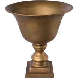 Creativ deco Dekovase (1 St), in Pokal Form, goldfarben