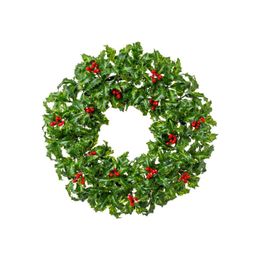 Creativ green Dekokranz Weihnachtsdeko, mit Ilex-Beeren, grün