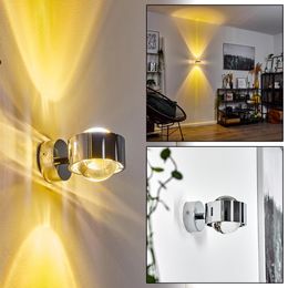 hofstein Sapri Wandleuchte Chrom, 1-flammig