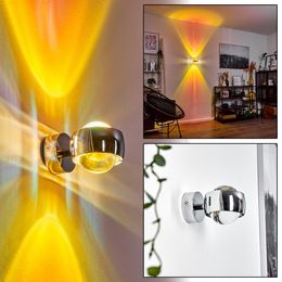 hofstein Sapri Wandleuchte Chrom, 1-flammig