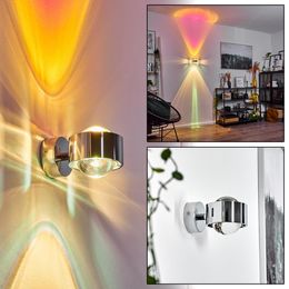 hofstein Sapri Wandleuchte Chrom, 1-flammig