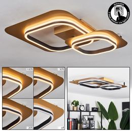 hofstein Huallilemu Deckenleuchte LED Gold, Schwarz, 1-flammig