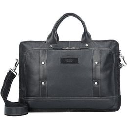 Picard Urban Aktentasche Leder 39 cm Laptopfach schwarz