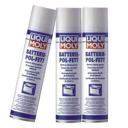 3x 300ml Liqui Moly Batteriepolfett Kontaktfett Pflege Batteriepol Schutz Spray