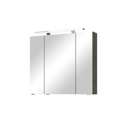 Spiegelschrank Hard - grau - 80 cm - 71 cm - 17 cm - Sconto