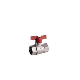 Pettinaroli F x f heavyduty fullway ball valve red butterfly handle te