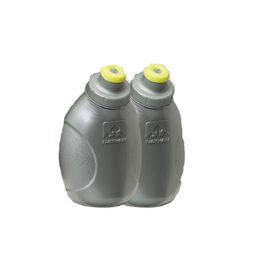 Nathan Unisex Push Pull Cap Flask 2er Set - 300ML grau