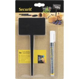 buttinette Securit Kreidetafel-Stecker-Set "Rechteck"