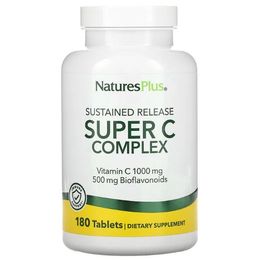 Natures Plus, Super C Complex, Vitamin C 1000 mg S/R, 180 Tabl. []