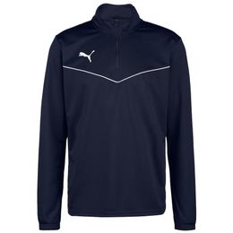 Puma Sportsweatshirt 'TeamRise' Herren Größe M marine / weiß