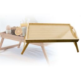 SSW Bett Tablett aus Bambus, 50 x 30 x 6 cm
