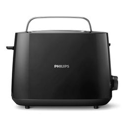 Philips HD2581/90 Daily Collection Toaster Schwarz (830 Watt, Schlitze: 2)