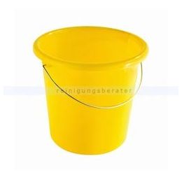 Haushaltseimer Bekaform Kunststoff gelb 10 L Haushaltseimer mit Metall-Bügel und Maßeinteilung
