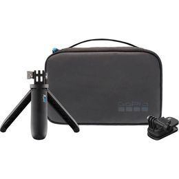GoPro Reise-Kit Action Cam (Shorty + Magnetischer Drehclip + Kamera-Case), schwarz