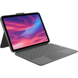 Logitech Combo Touch für iPad 10. Generation, abnehmbares Tastatur Case Graphite