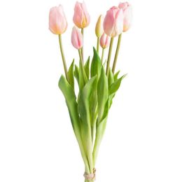 Kunstpflanze Maiva Tulpe, my home, Höhe 47 cm, Tulpenbündel im 7er-Set, rosa