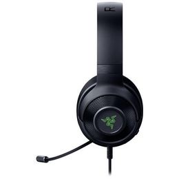 Razer Kraken V3 X Gaming Over Ear Headset kabelgebunden Virtual Surround Schwarz Headset, Lautstärkeregelung, Mikrofon-Stummschaltung