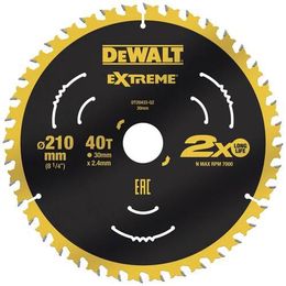 Dewalt DT20433-QZ Kreissägeblatt 210 x 30 x 2.4 mm Zähneanzahl: 40 1 St.