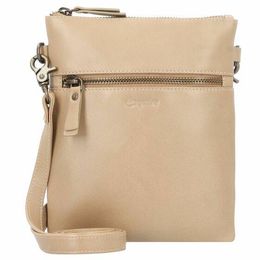 Esquire Peru Umhängetasche Leder 17 cm taupe