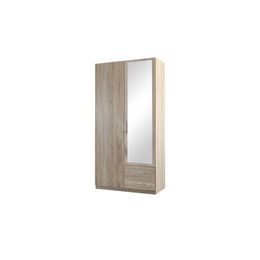 Kleiderschrank Osaka - holzfarben - 91 cm - 199 cm - 58 cm - Sconto