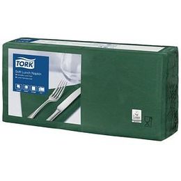 Tork Servietten Soft dunkelgrün 3-lagig 16,3 x 16,5 cm 150 St.