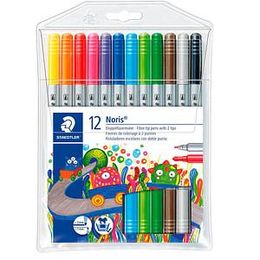 Staedtler Noris® 320 Filzstifte farbsortiert, 12 St.