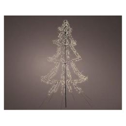 Kaemingk LED Light-up-Baum Cluster Tw.a 300cm-1800L,schwarz/wweiss