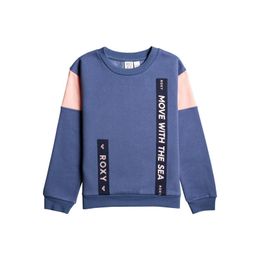 Roxy Sweatshirt &raquo;Make It Happen&laquo; Bijou Blue 4(101-108cm) 4(101-108cm) Material: Mittelschwerer geb&uuml;rsteter Stoff